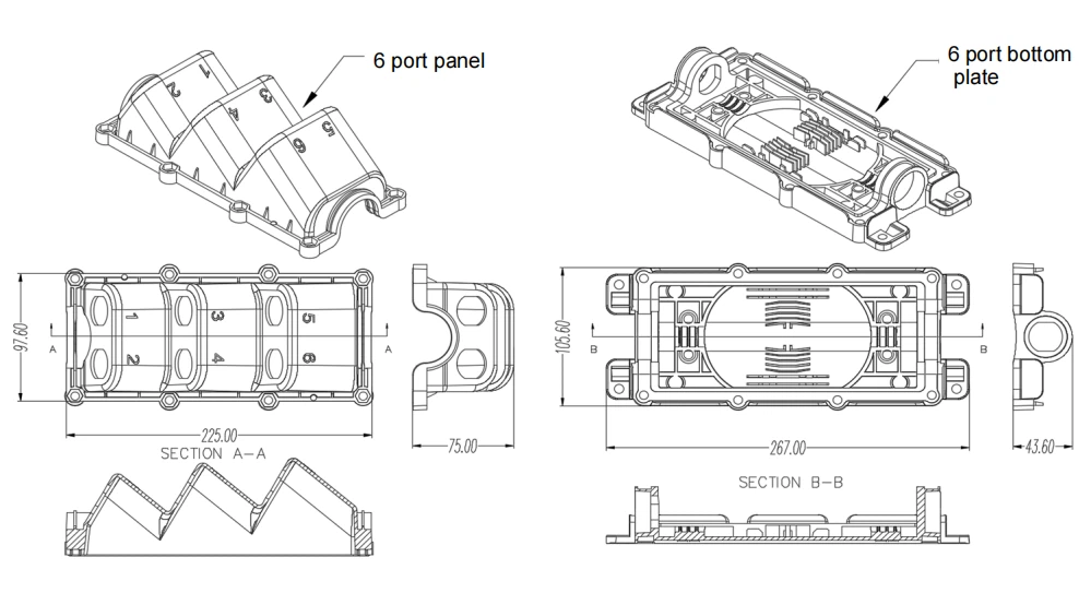 OptiTap MST Multiport Fiber Terminal