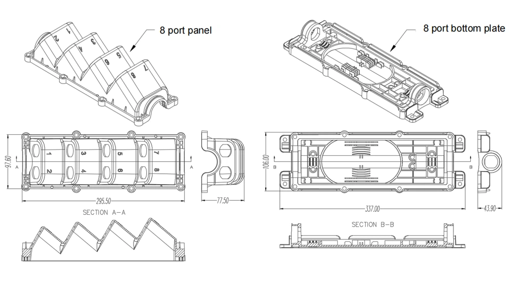 OptiTap MST Multiport Fiber Terminal